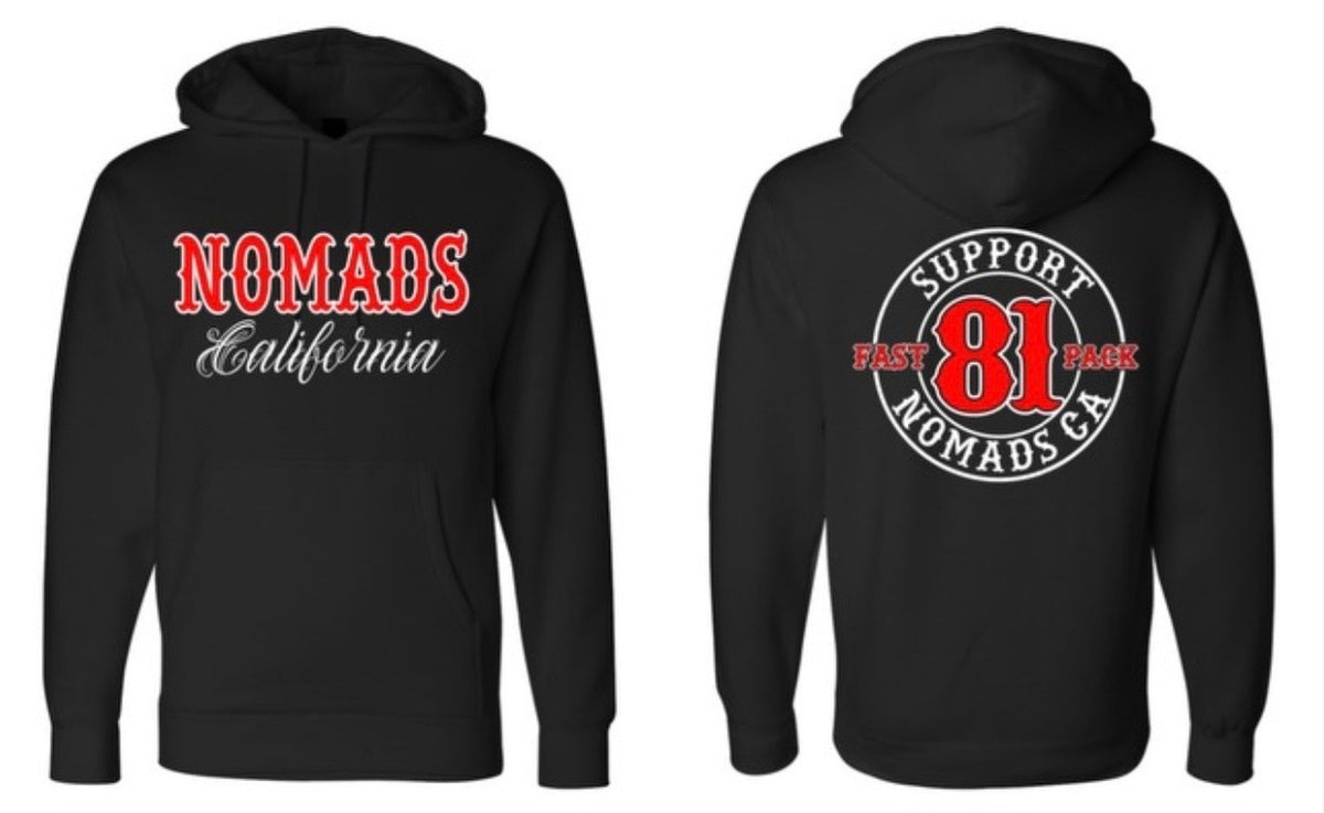 Nomads Fast Pack Hoodie – 81 Nomads California Support